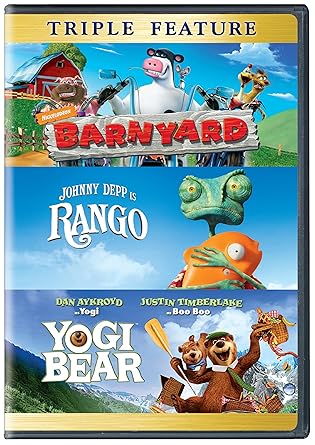 Amazon.com: Barnyard/Rango/Yogi Bear (DVD) (Triple Feature): Various ...