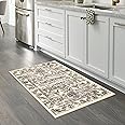 Amazon.com: Maples Rugs Distressed Tapestry Vintage Kitchen Rugs Non ...