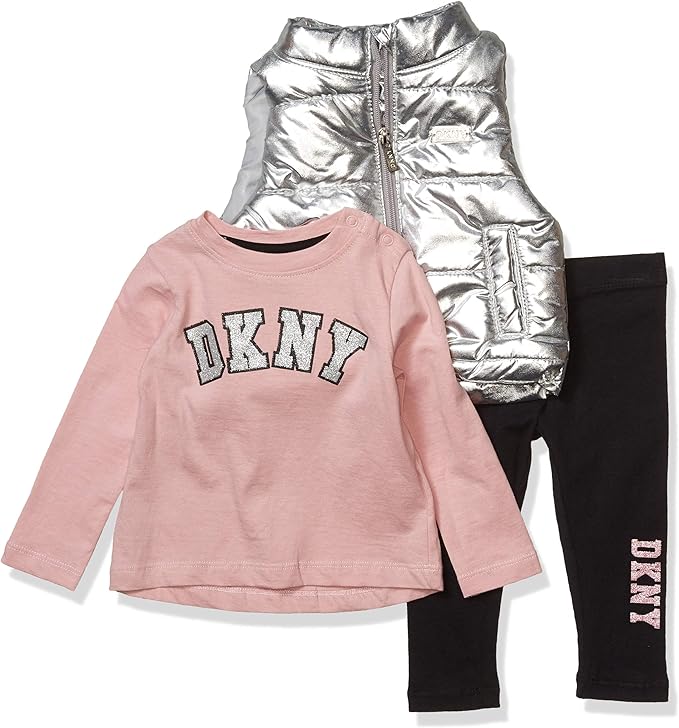 Amazon.com: DKNY Baby Girls 3 Piece Set: Clothing