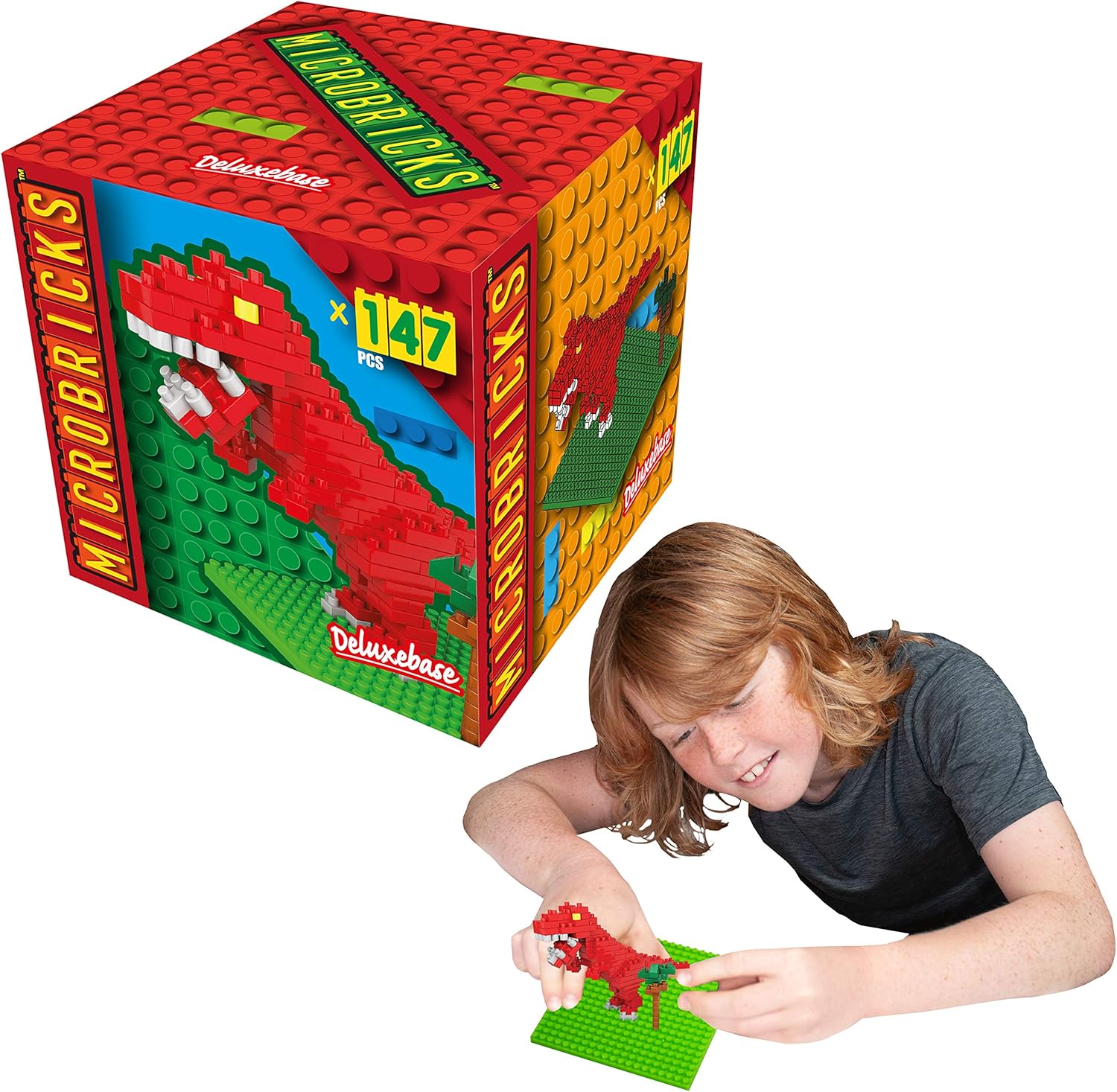 Microbricks – T-Rex from Deluxebase. Mini Block Dinosaur Puzzle ...