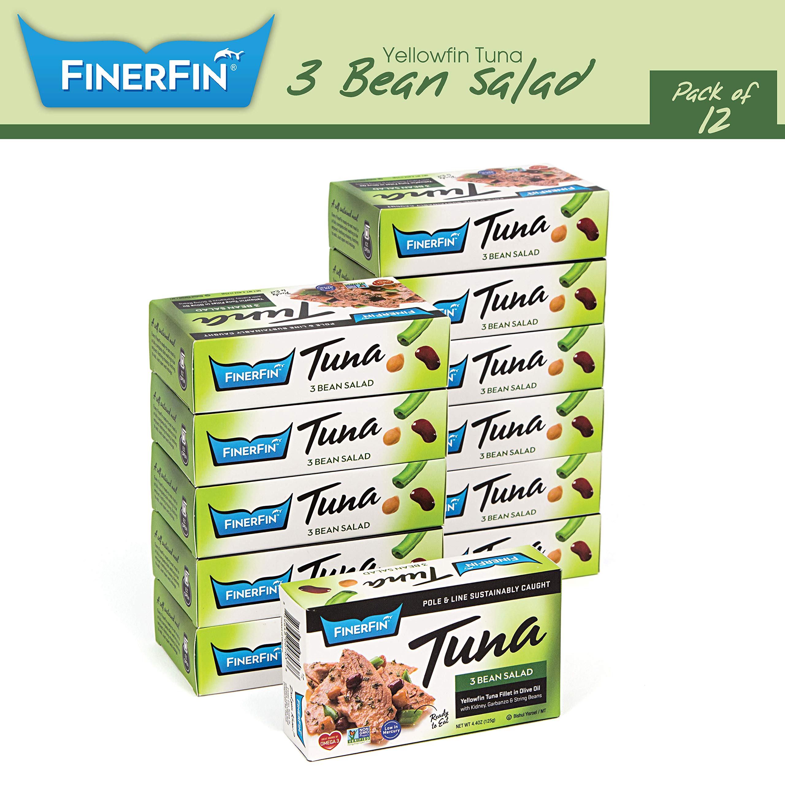 Amazon.com : FinerFin Yellowfin Tuna In Organic Olive Oil - Spicy Chili ...