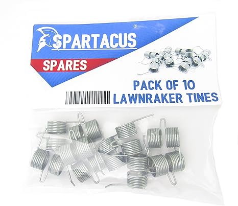 Spartacus 10 x Replacement Lawn Raker Scarifier Tines Tynes For ...