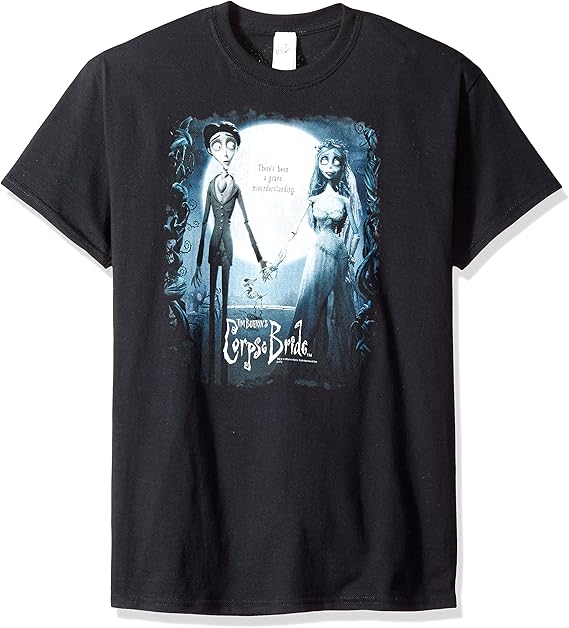 Amazon.com: Trevco Men's Corpse Bride Poster T-Shirt: Clothing