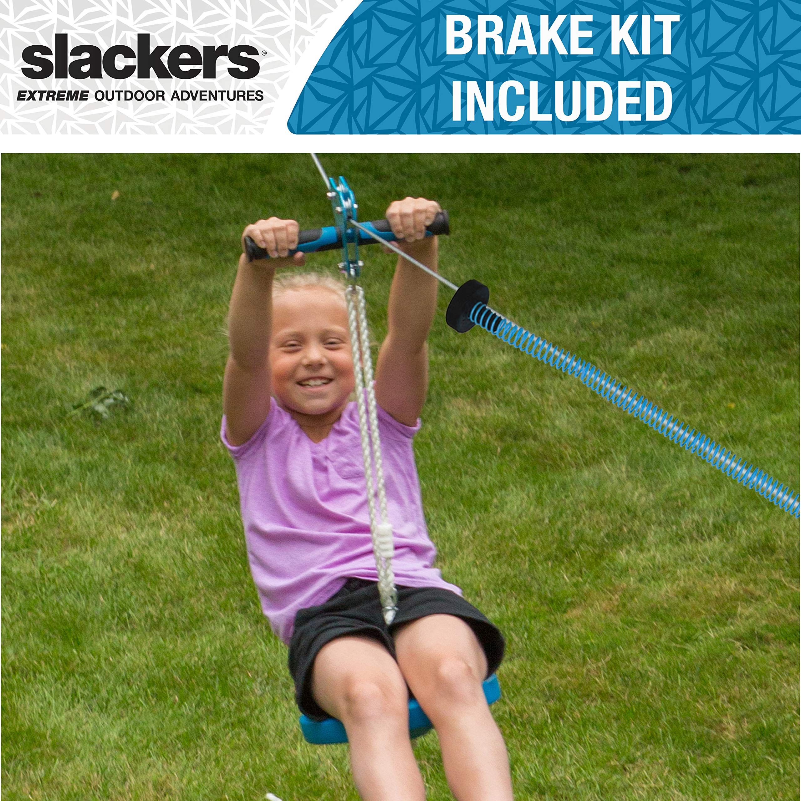 Mua slackers 70 ft Hawk Series Zipline - Kids Zip line Kit with Safety ...