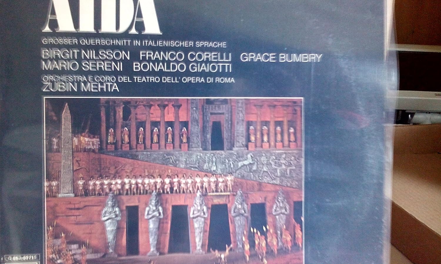 Aida- Birgit Nilsson, Franco Corelli, Grace Bumbry etc. Theater ...