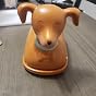 BigMouth Inc Ceramic Dog Butter Dish, Brown