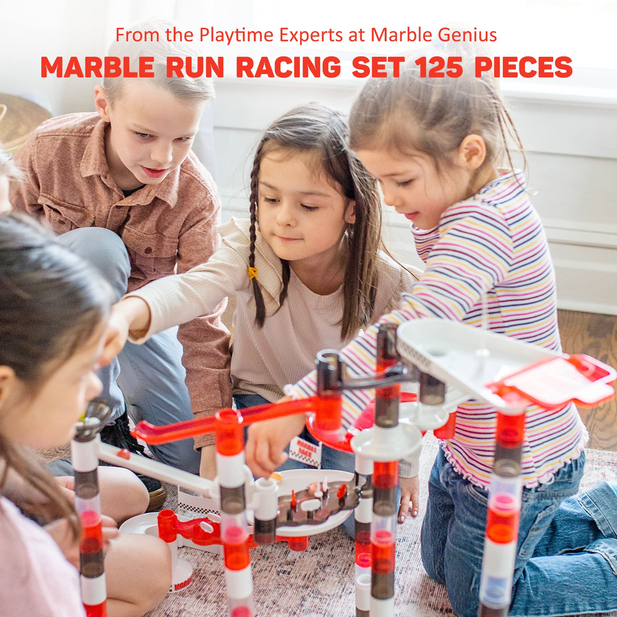 Mua Marble Run Racing Set: 125-Piece Marble Run Racing Set Toys for ...