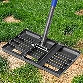 Amazon.com : VEVOR 17 x 10 Rake with 77 in Long Handle, Tool Stainless ...