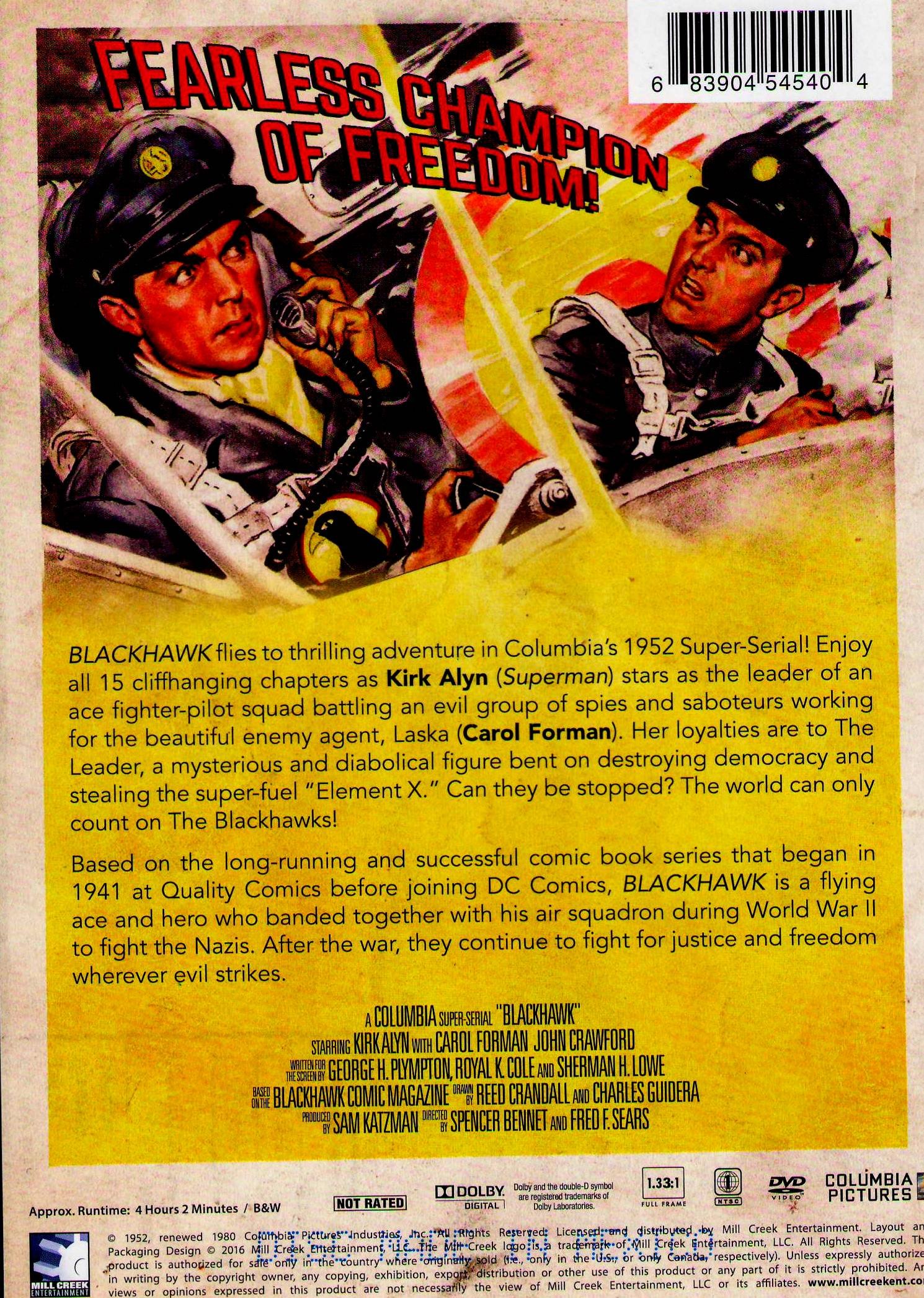 Mua Blackhawk - 15 Chapter Cliffhanger Serial - 1952 Blackhawk - 15 ...