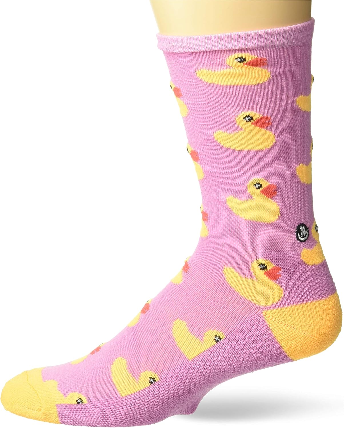 Neff Unisex-Erwachsene Ducky Crew Legere Socken, Violett/Gelb Ente ...