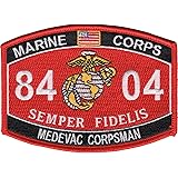 Amazon.com: Fleet Marine Force Corpsman 8404 MOS Patch-A: Clothing