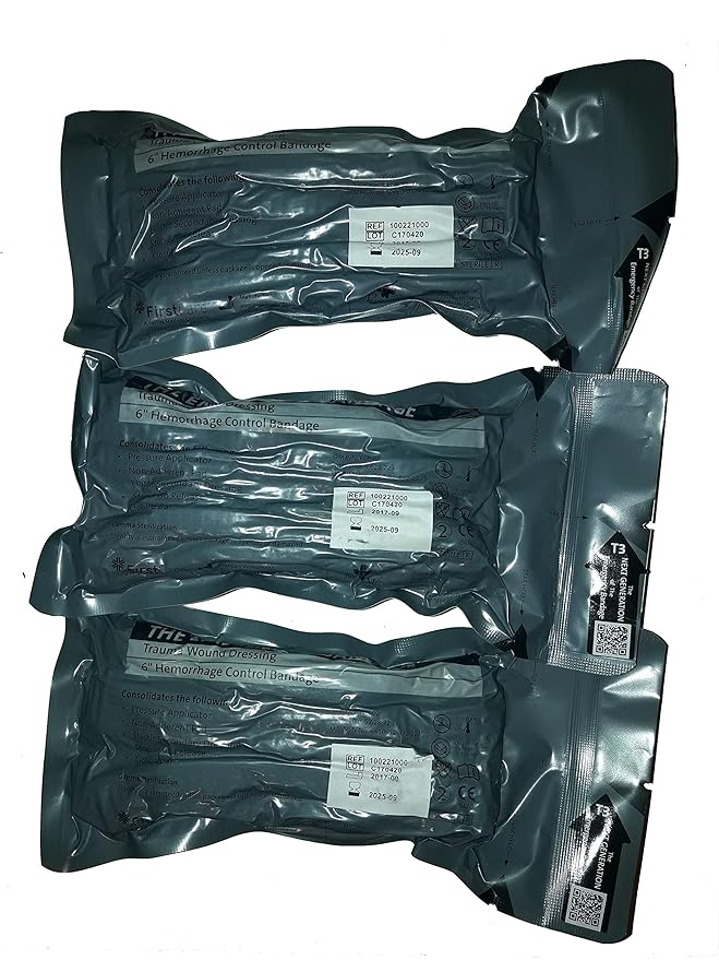 3 X Israeli Battle Bandages 6" (Israeli Battle Dressing): Amazon.co.uk ...