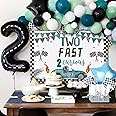 Amazon.com: JeVenis Blue Two Fast 2 Curious Backdrop Decoration ...