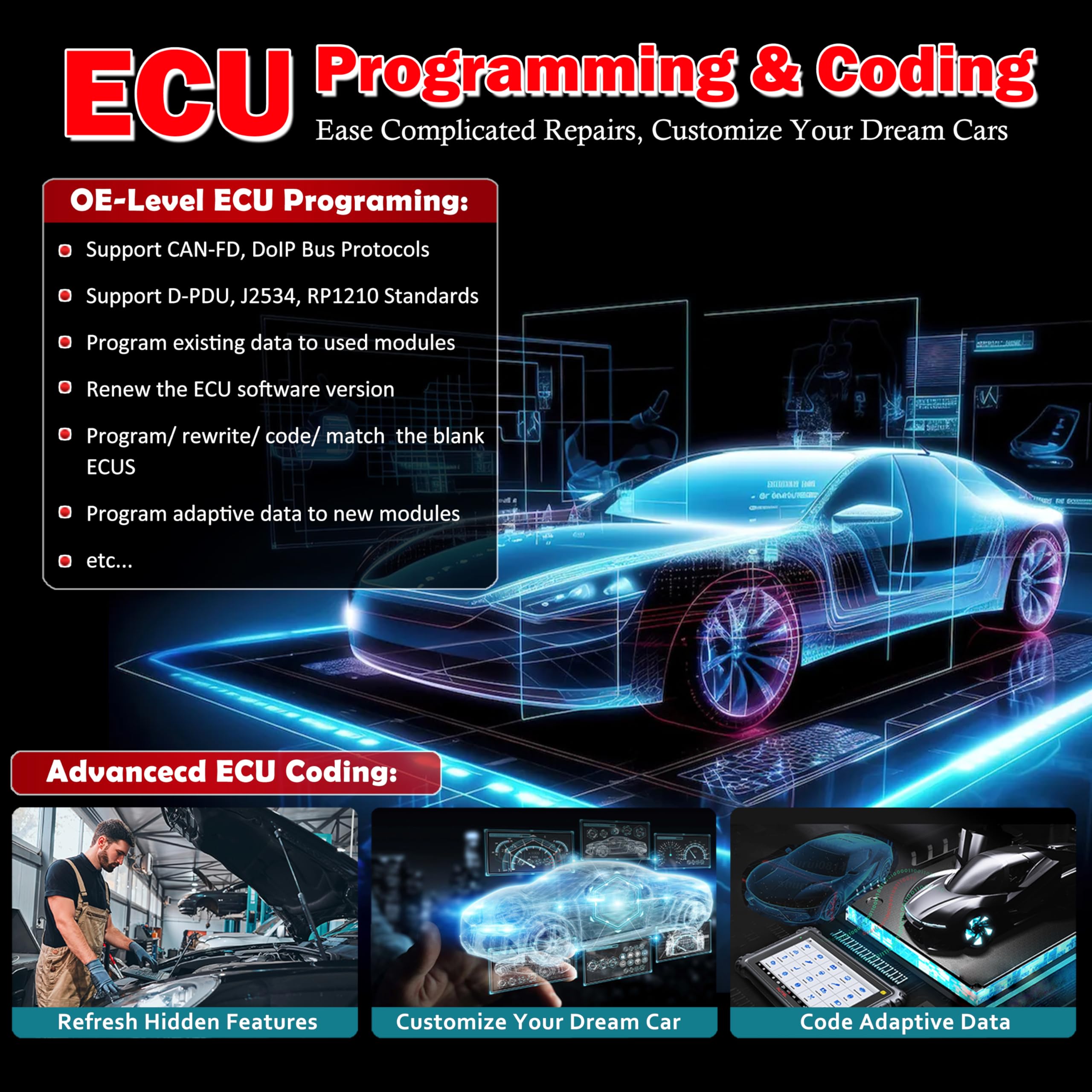 Mua Autel Ultra EV Scanner, High Voltage Battery Pack Analysis, Diagnostic Scanner, with EVDiag ...