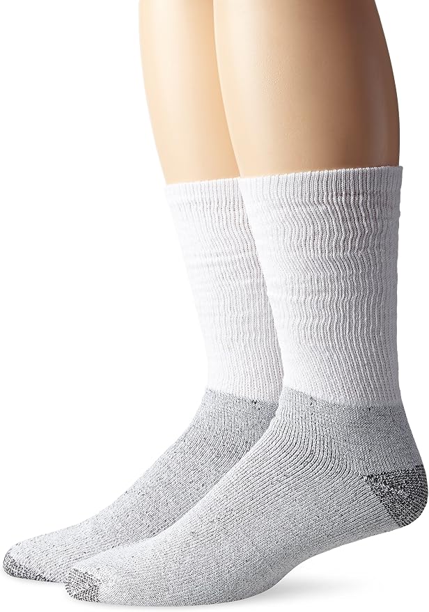 Stanley Black and Decker Men's 2 Pair All Weather Crew Work Socks at ...