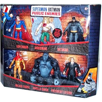 Amazon.com: Mattel DC Universe Infinite Heroes 3 - Pack Gotham Lexcorp ...