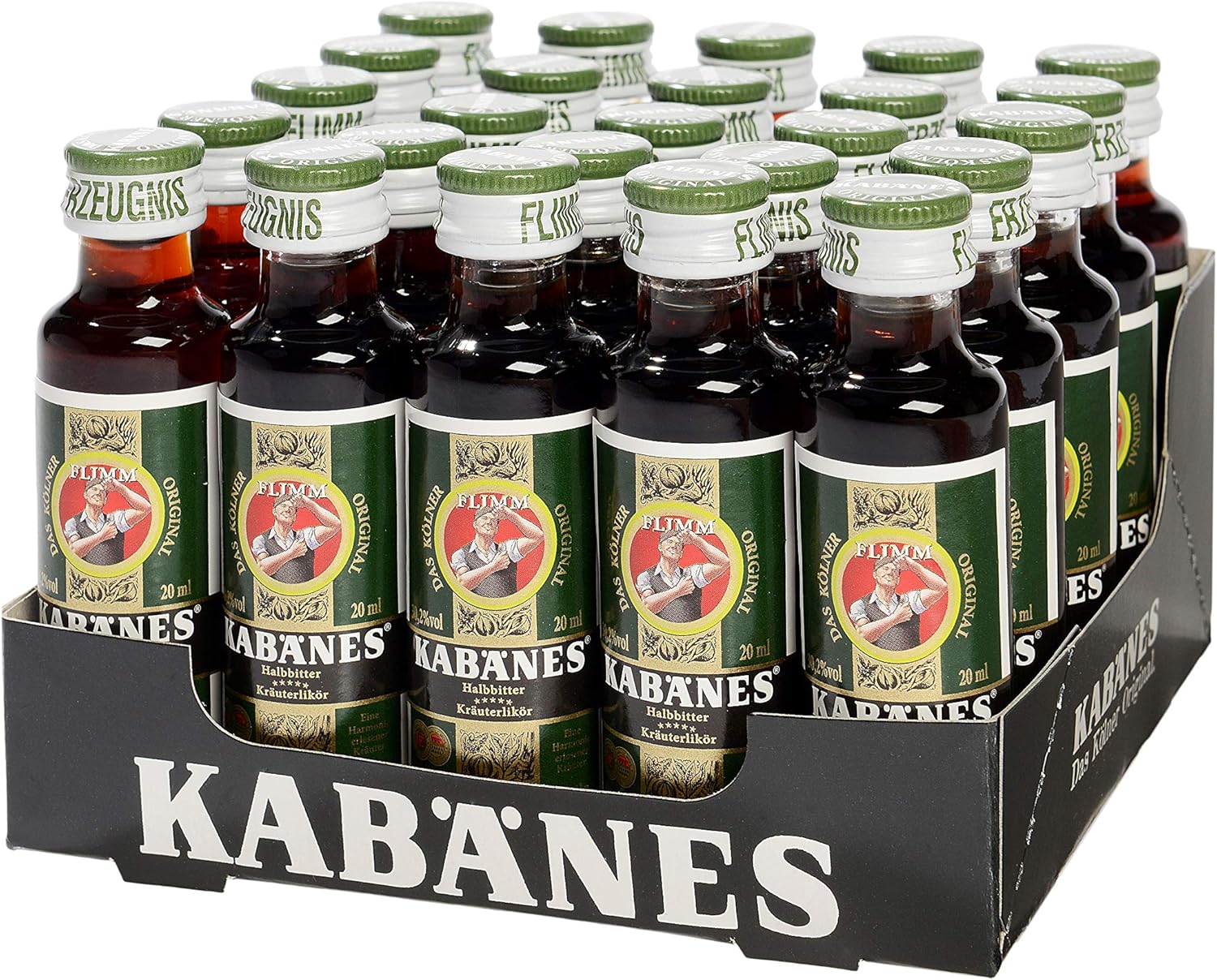Kabänes - Das Kölner Original 20ml Miniflaschen im 25er Tray 30,2% vol ...