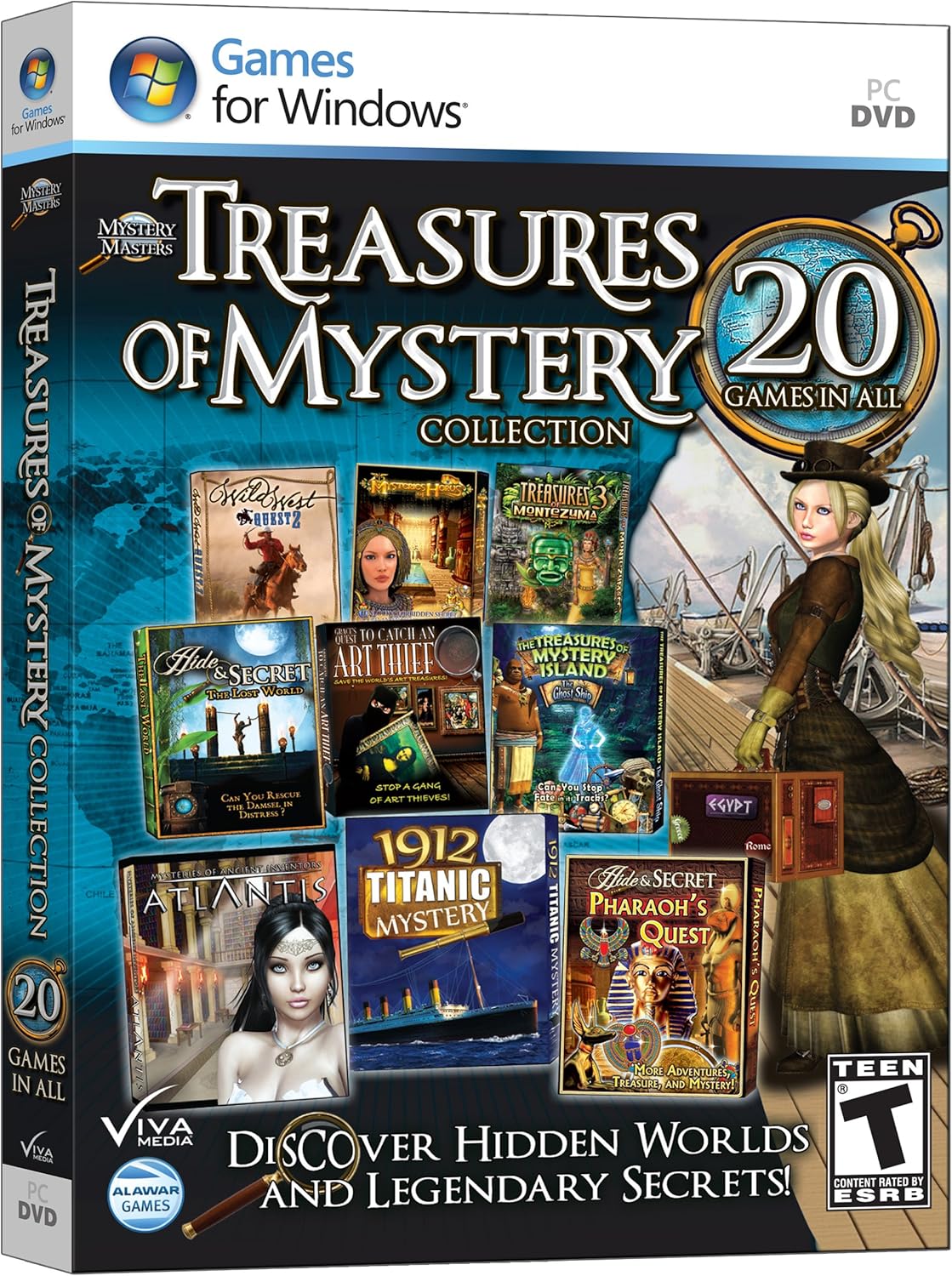 Amazon.com: Mystery Masters: Treasures of Mystery Collection - 20 Pack ...