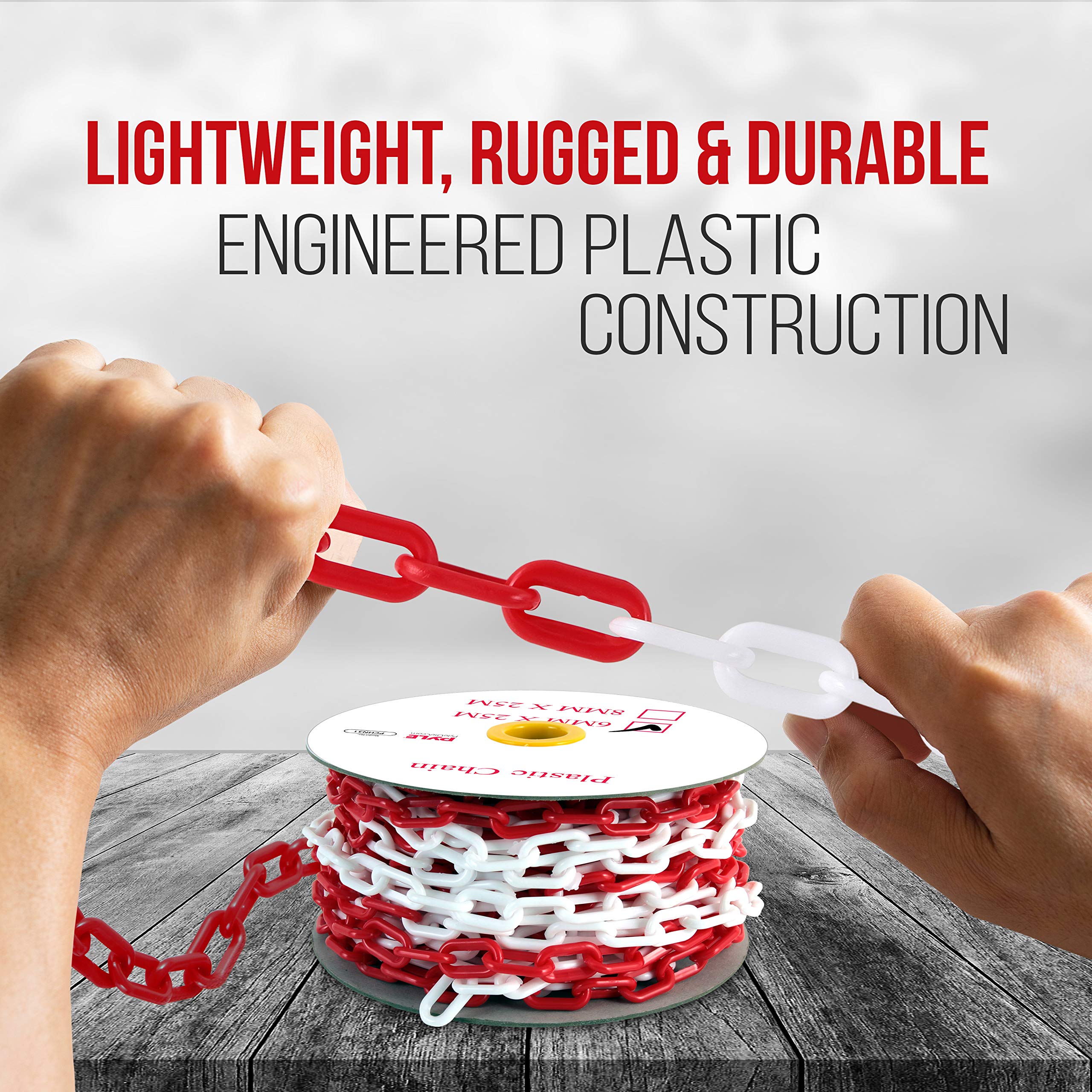 Mua Pyle Safety Chain Barrier Plastic Links - 82' Ft Caution Security ...