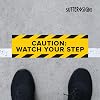 2pk Anti Slip Watch Your Step Floor Decals | Caution Wet Floor Sign ...