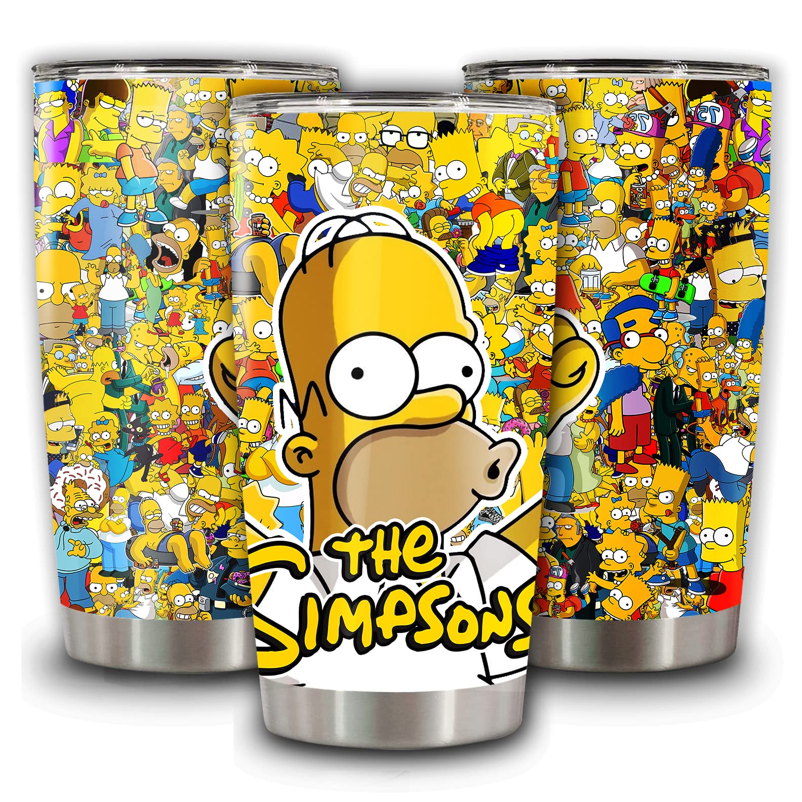 MARKUSA Insulated Tumbler Stainless Steel Simpsons Tea Vacuum Mug ...