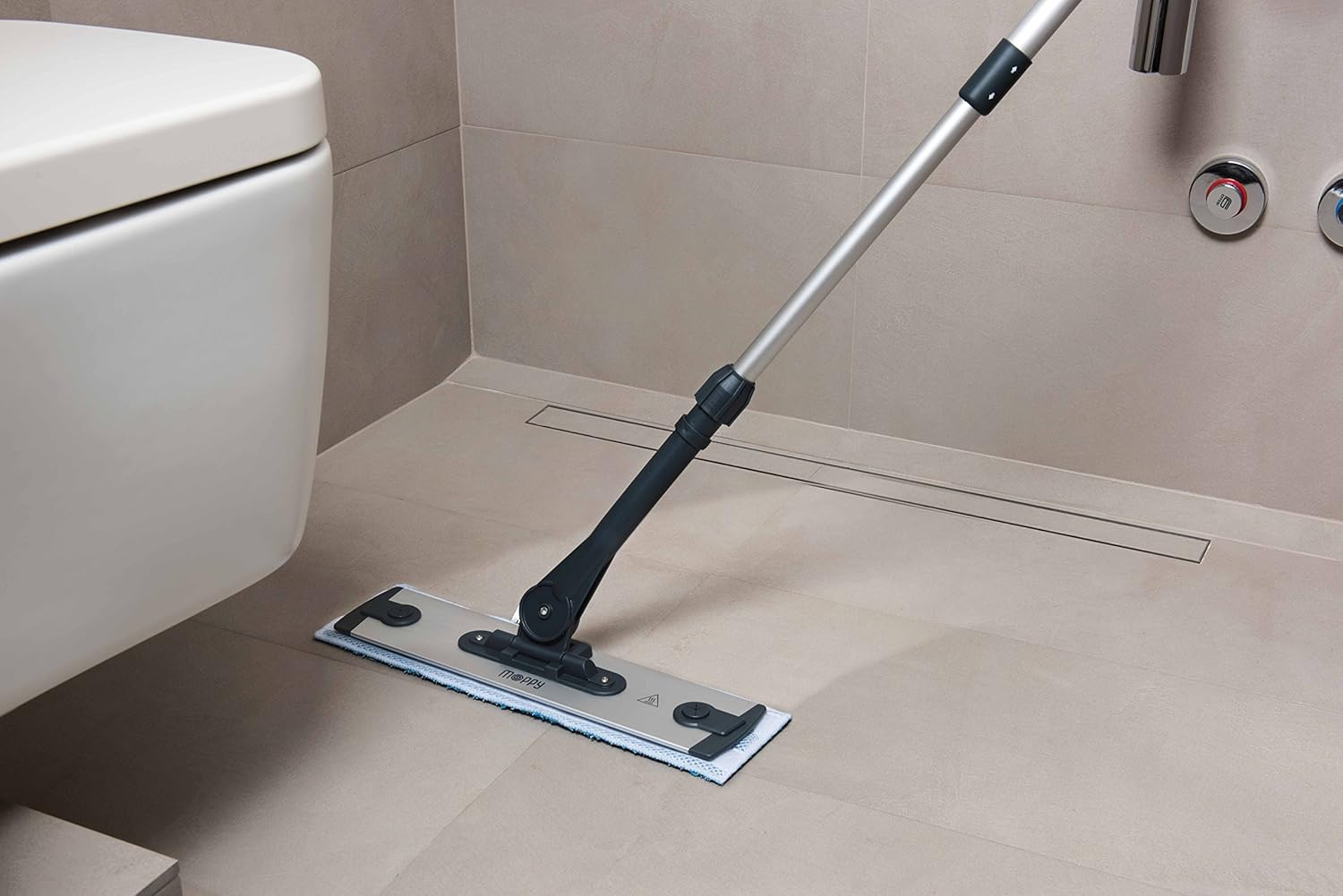 Polti Moppy White Floor Cleaner with Steam, cordless, for all kinds of ...