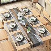 Amazon.com: ArtSocket Marble Table Runner and Placemats Set of 6 ...