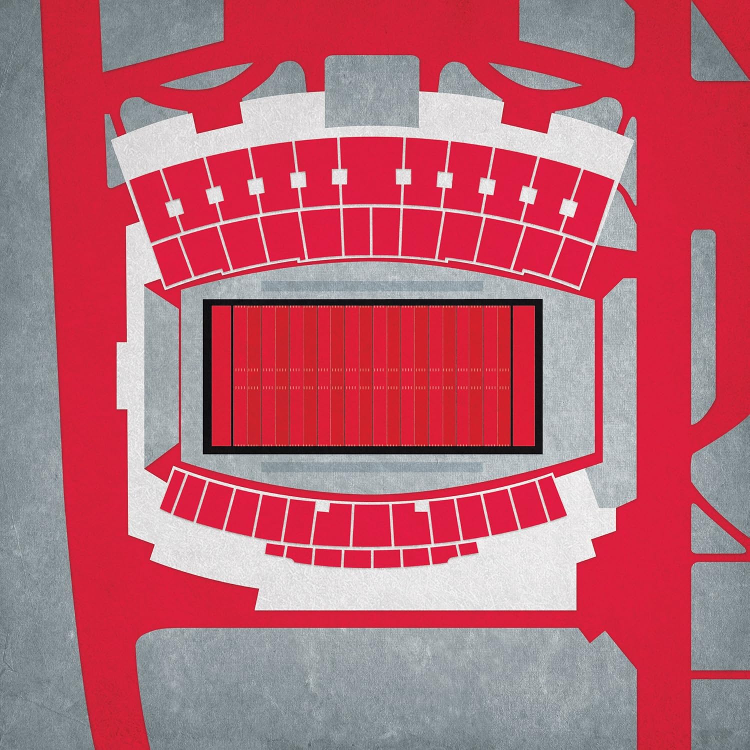 Amazon.com: Houchens Industries-L. T. Smith Stadium Map Art, 30 ...