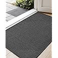 Color&Geometry Small Door Mats Indoor 17"x29"- Anti Slip, Absorbent ...