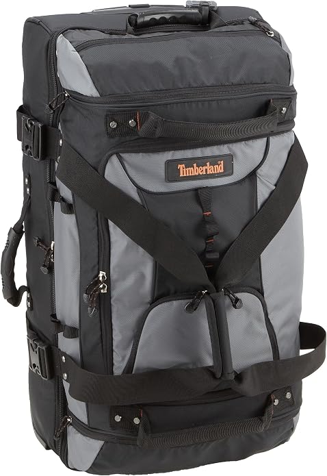 Timberland Unisex Adult 30" Wheel Duffel Travel Bag Black J0618001 ...