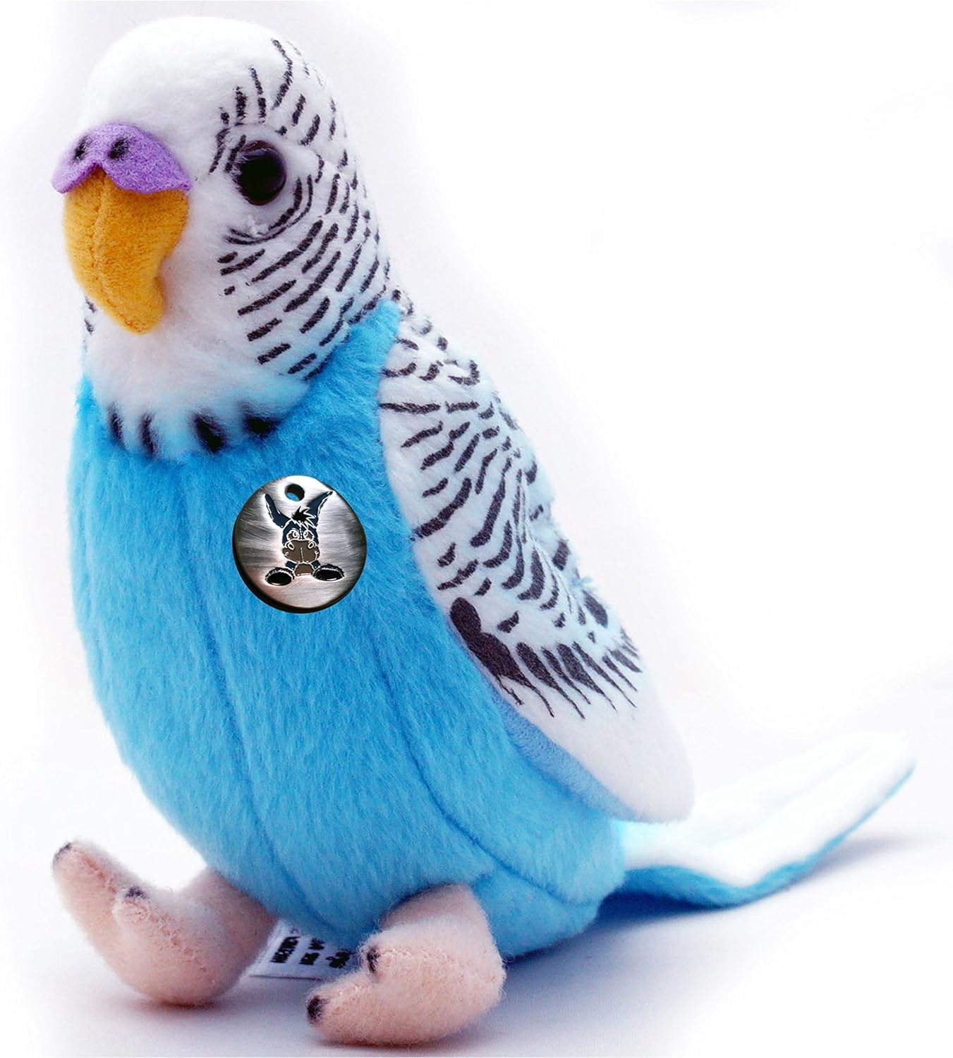 Kuscheltiere Budgie BUBI blue 19 cm Budgerigar Bird Plush toy – BigaMart