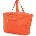 Amazon.com | Samsonite Foldaway Packable Tote Sling Bag, Black, One ...