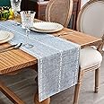 Amazon.com: Farmhouse Rustic Table Runner Braided Stripe Table Runners ...