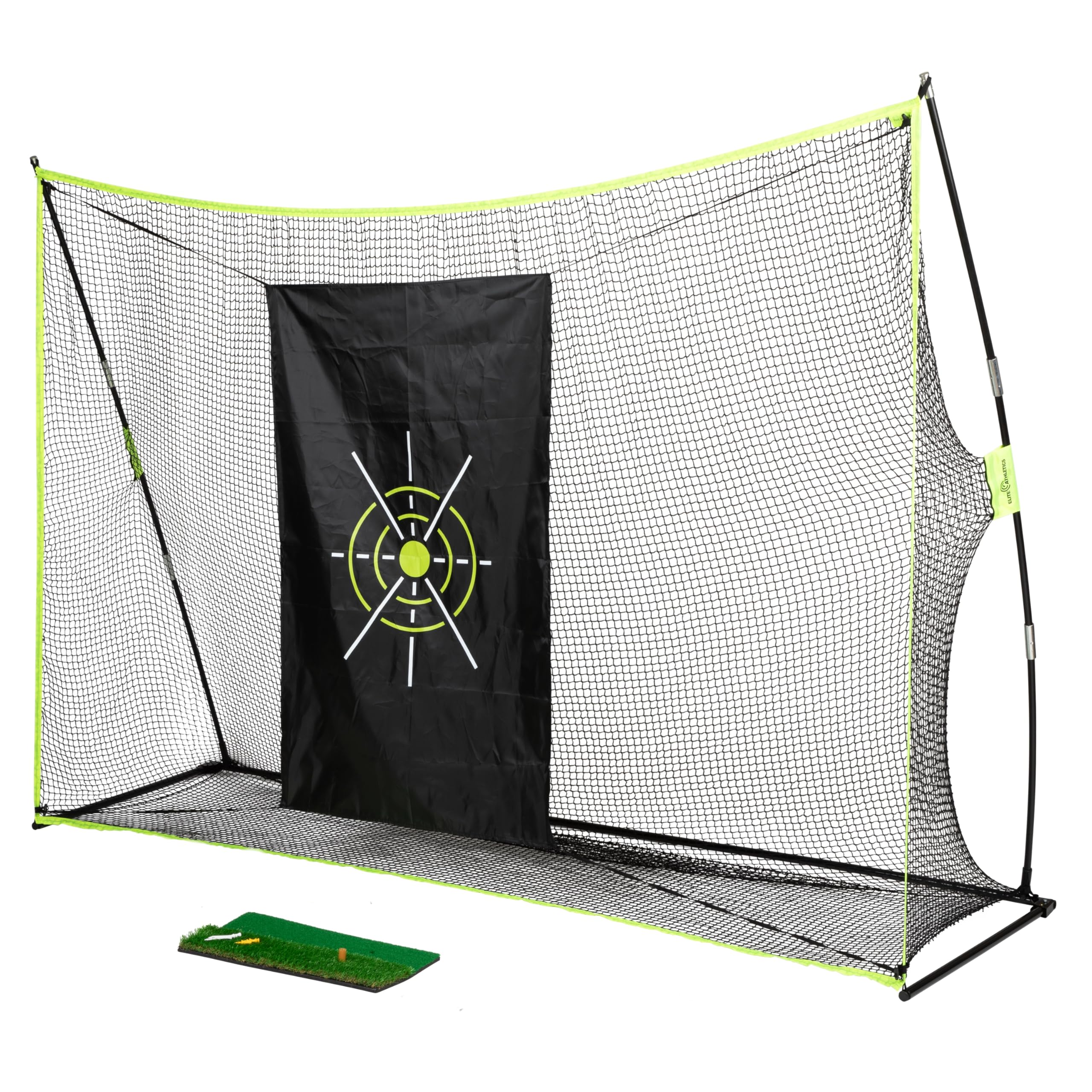 Elite Athletics Golf Practice Net and Chipping Net with Golf Mat ...