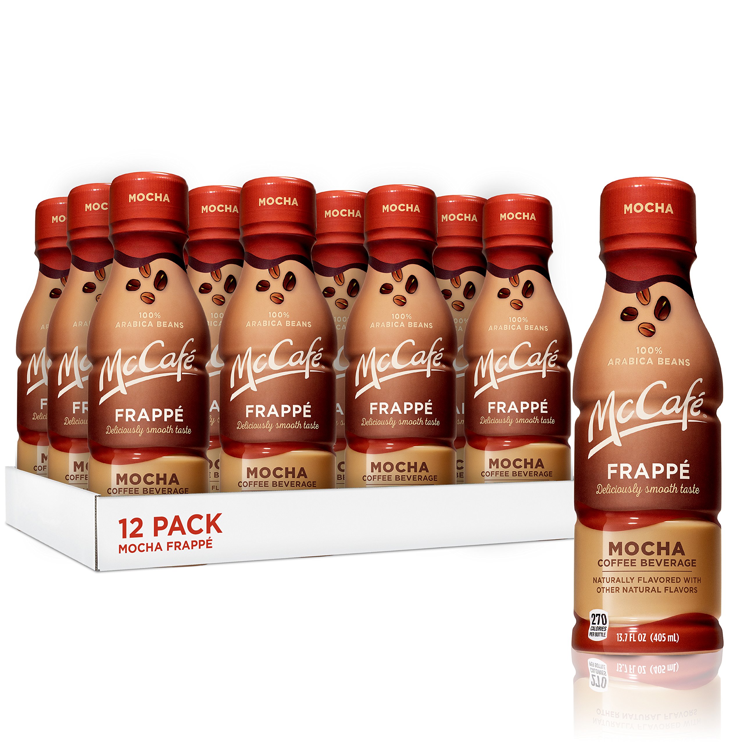 Amazon.com : McCafe Frappe Coffee Beverage, Caramel, 13.7 Fluid Ounce ...
