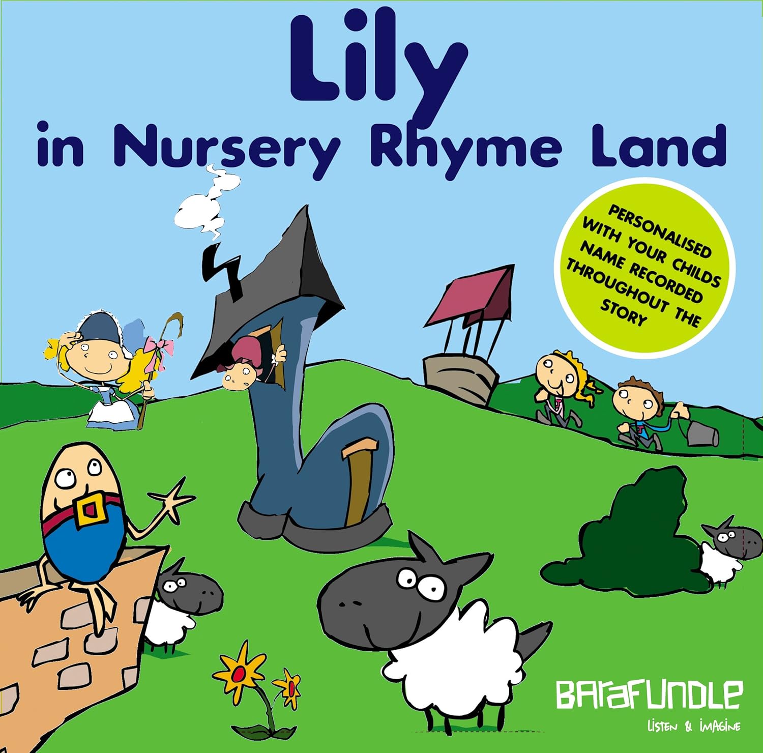 Personalised Audio Story Lily in Nursery Rhyme Land – BigaMart