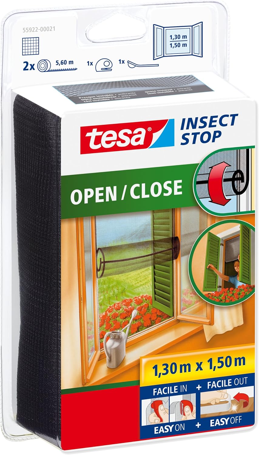 Tesa Insect Stop 55922-00021-00 Fly Screen to Open and Close. – BigaMart
