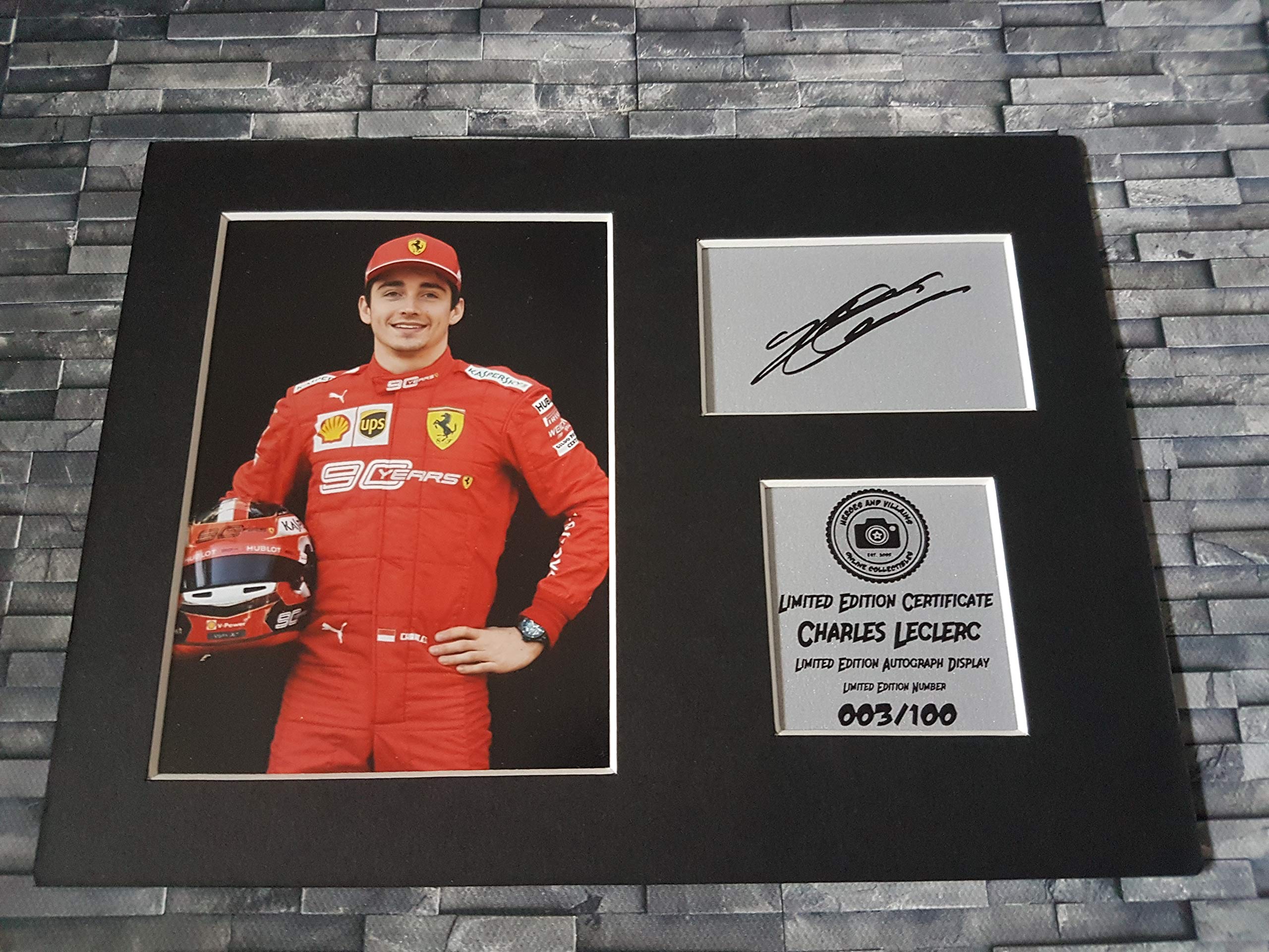 Havoc Charles Leclerc Signed Autograph Display Mounted And Ready To ...