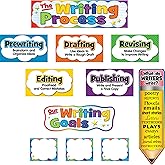 Amazon.com: 34 Pieces Writing Process Bulletin Board Decorations ...