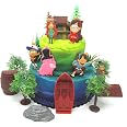 Amazon.com: Gravity Falls Deluxe Birthday Cake Topper Set Featuring ...