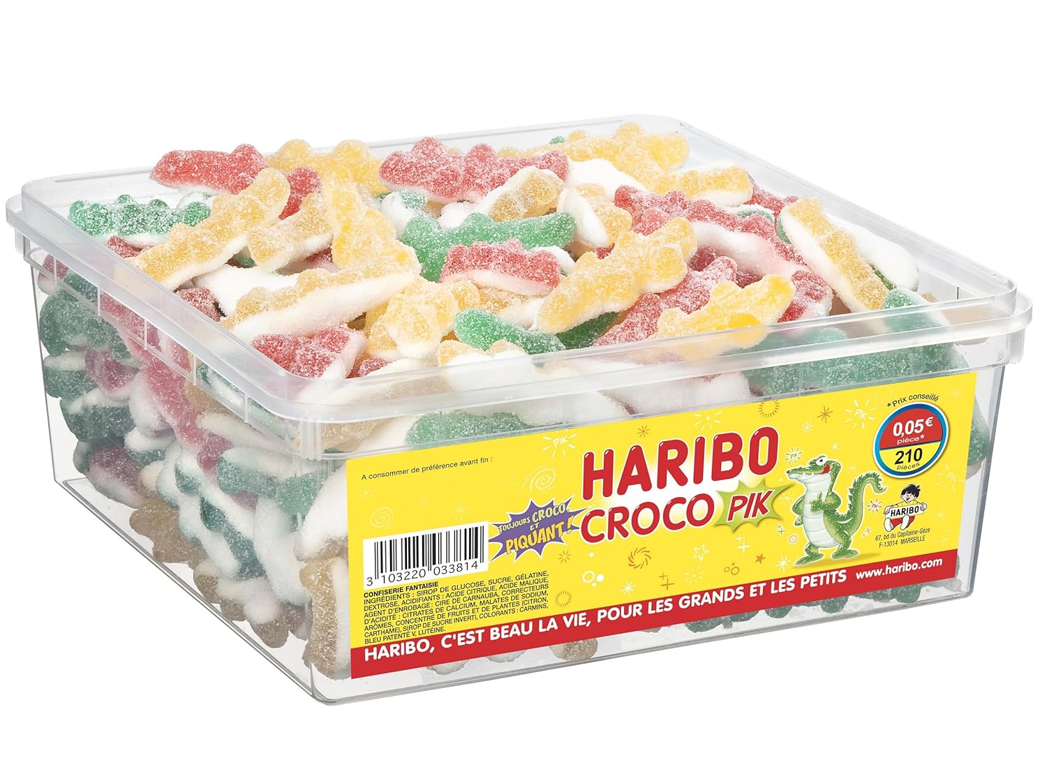 Haribo Croco PIK 210 Stck.: Amazon.de: Lebensmittel & Getränke