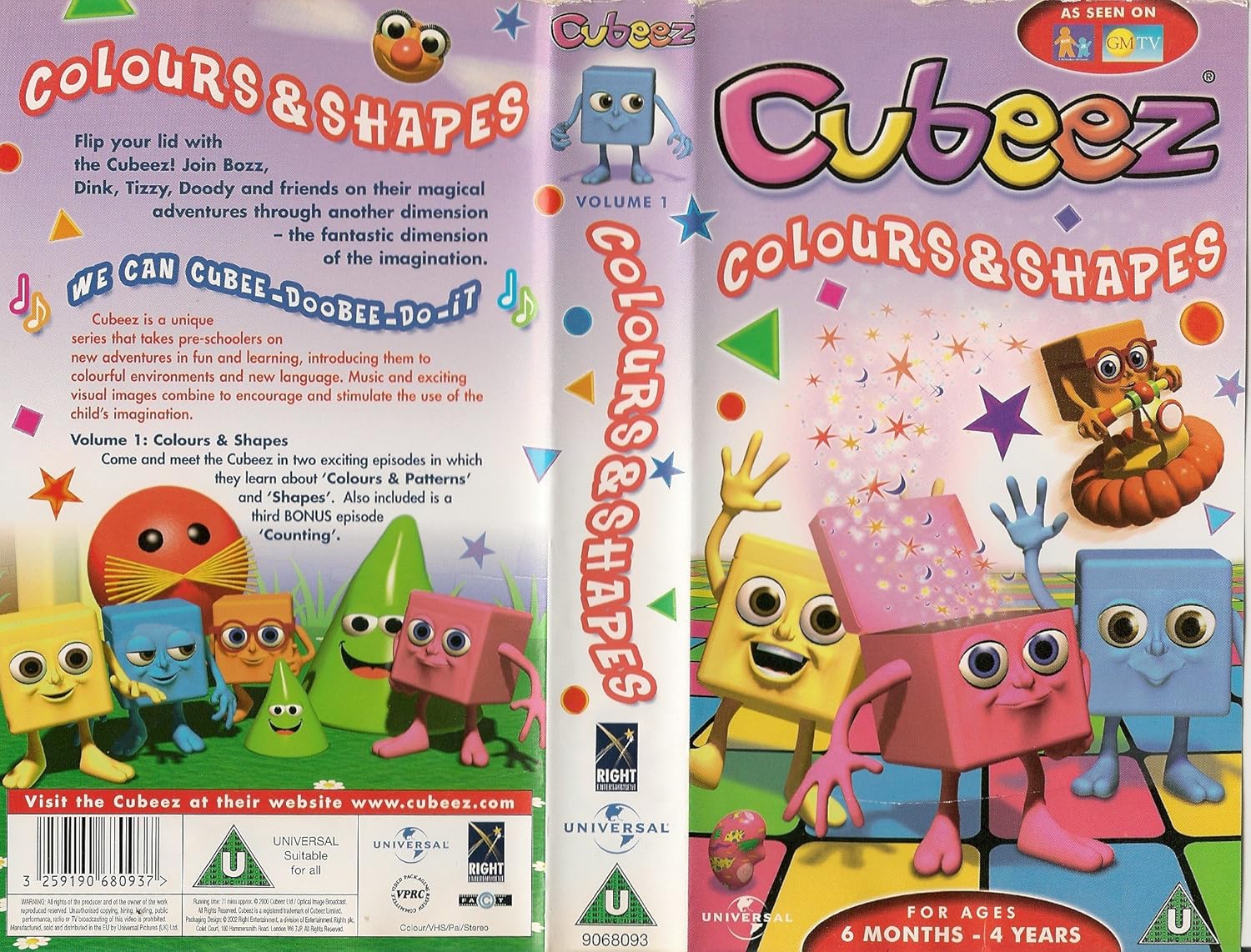 Cubeez - Colours and Shapes: Amazon.co.uk: Video