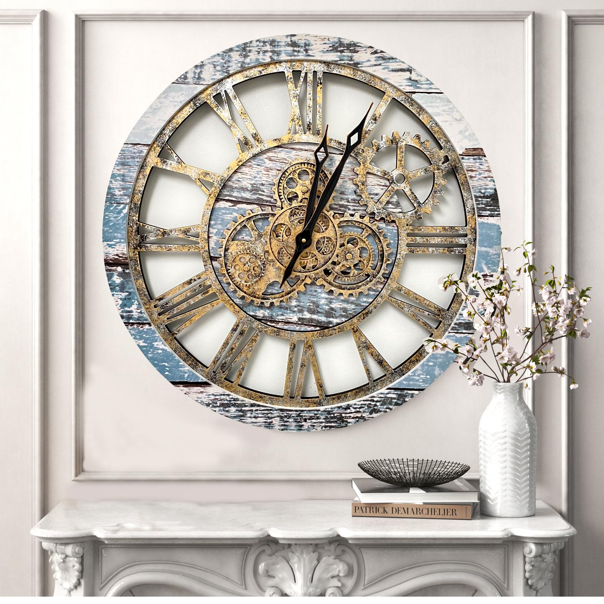 Mua ImprovingLife The Gears Clock The Original Real Moving Gear Wall ...