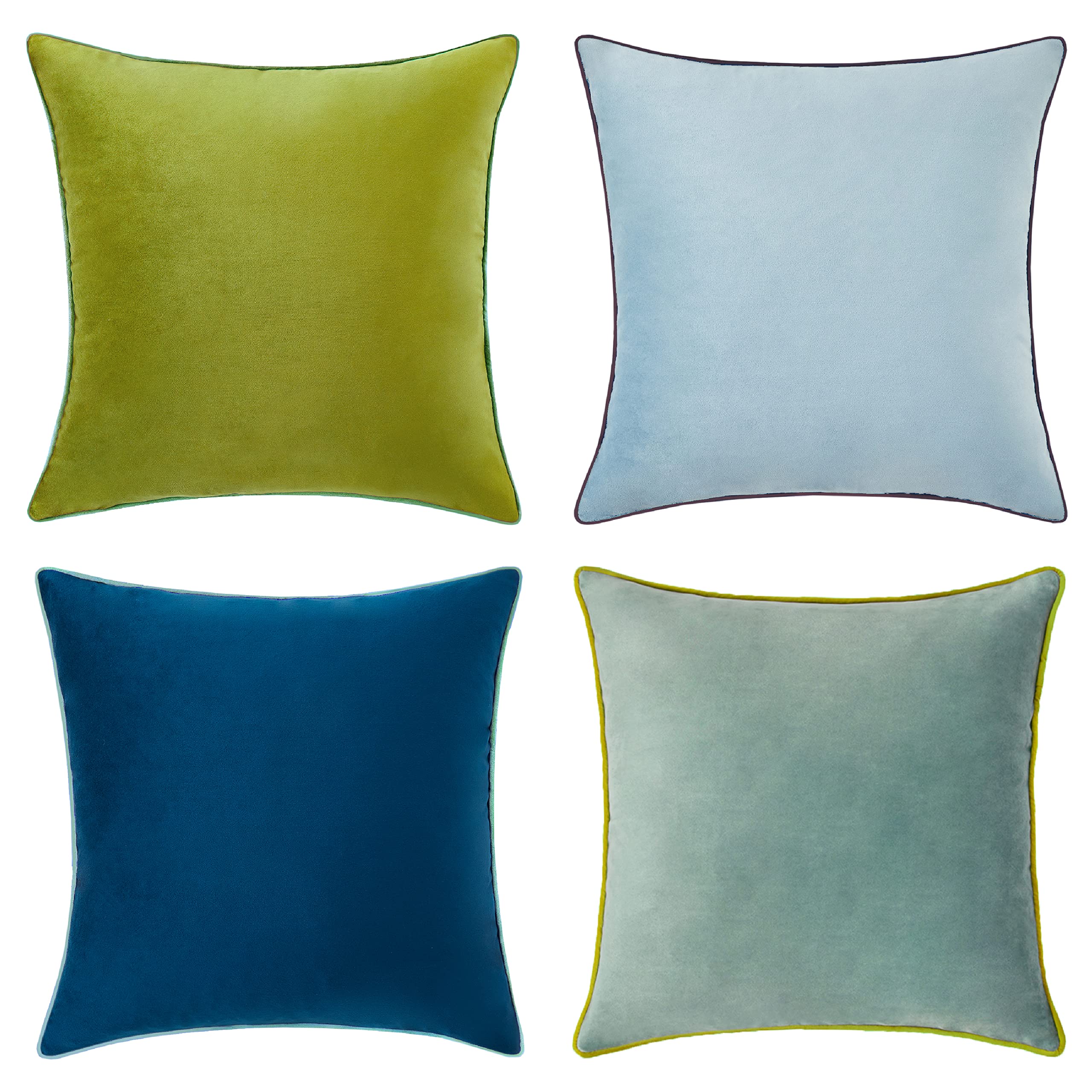 MONDAY MOOSE Decorative Throw Pillow Covers Cushion Cases, Set of 4 ...