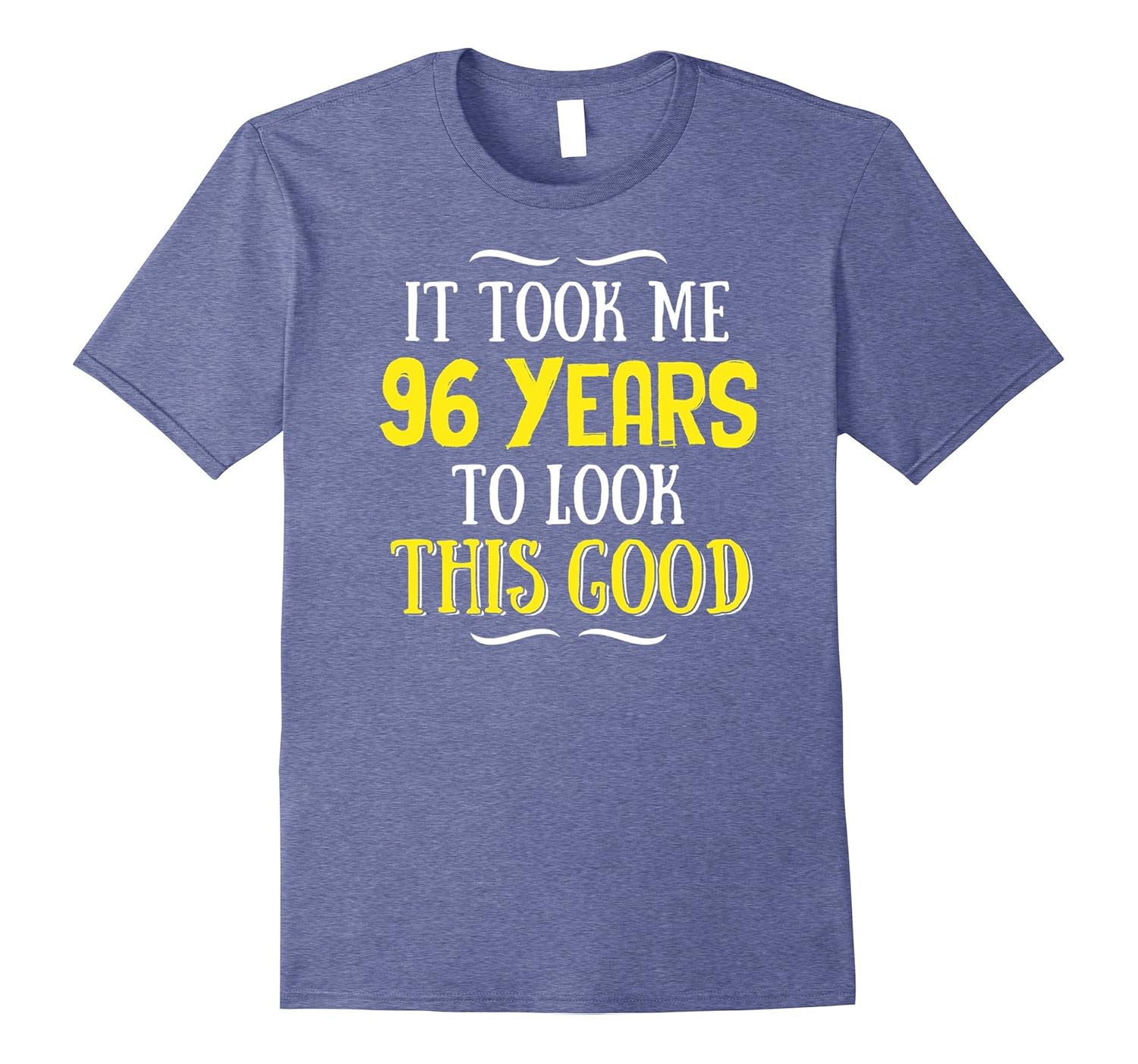 96 Years Old Birthday T-Shirt – Happy 96th Birthday!-Art – Artvinatee