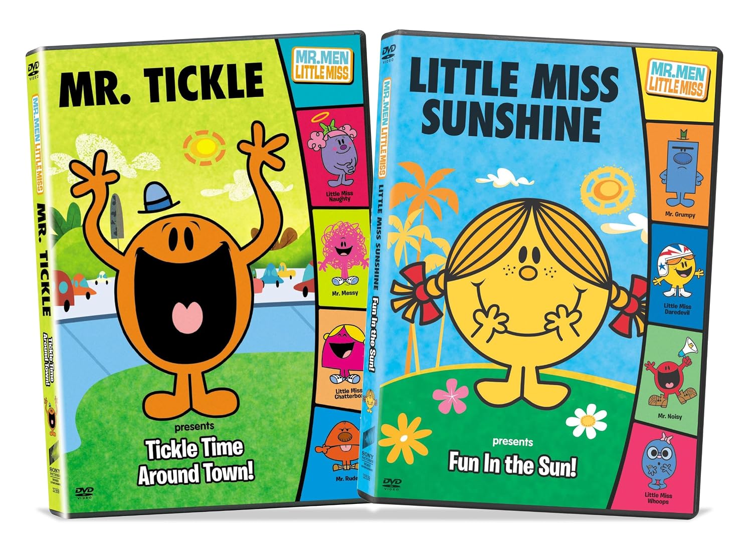 Amazon.com: Mr. Men Show: Little Miss Sunshine & Mr. Tickle Two Pack ...