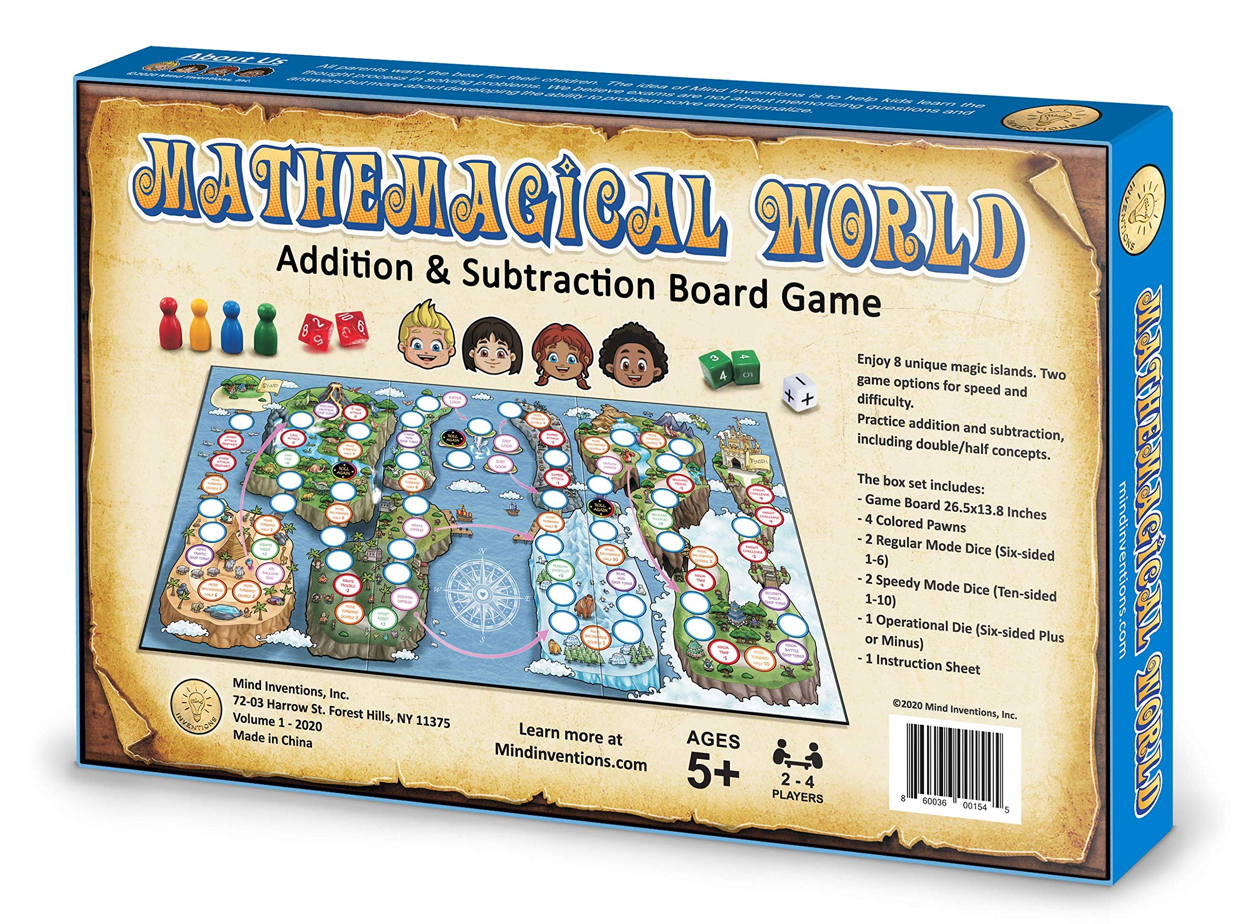 Mua Mathemagical World - Addition & Subtraction Math Board Game for ...