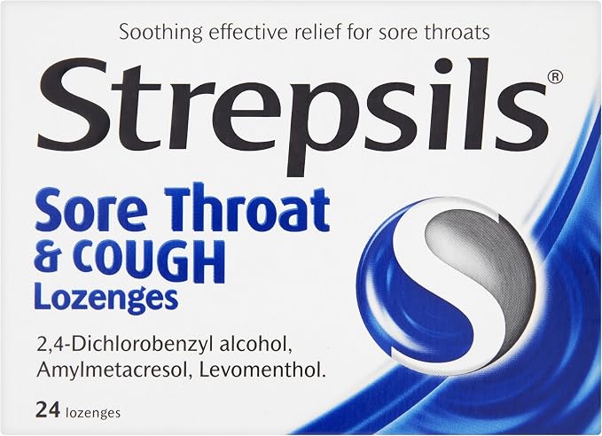 Strepsils Sore Throat and Cough Lozenges, Pack of 24: Amazon.co.uk ...