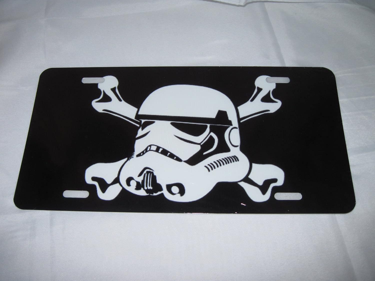 Storm Trooper Pirate License Plate 6 X 12 Aluminum: Amazon.co.uk ...