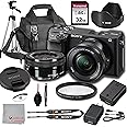 Amazon.com : Sony Alpha a6400 Mirrorless Digital Camera with 16-50mm Lens + 32GB Card, Tripod ...